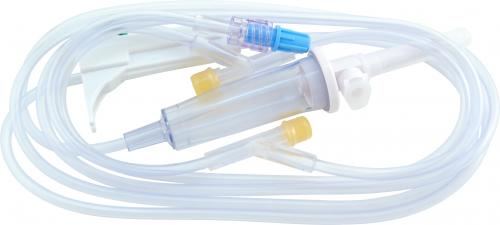Basic IV Administration Set | with 2 Injection Sites | Individual ...