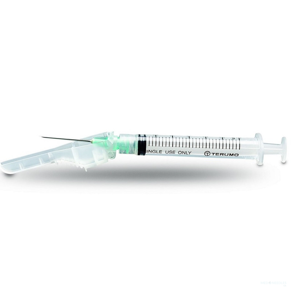 3mL | 25G x 1" - SurGuard®3 SG3-03L2525 Safety Needles with Syringe ...