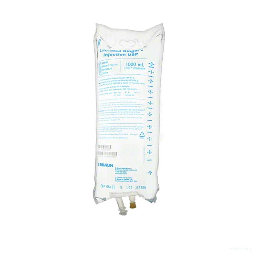 Ringer lactate injectable USP | 1000 ml — MedNeedles.ca