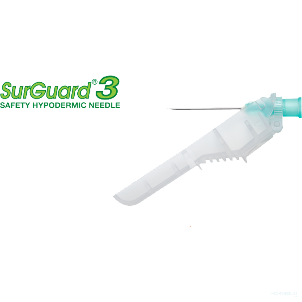 30G x 1/2" - SurGuard®3 SG3-3013 Safety Needles | 100 per Box ...