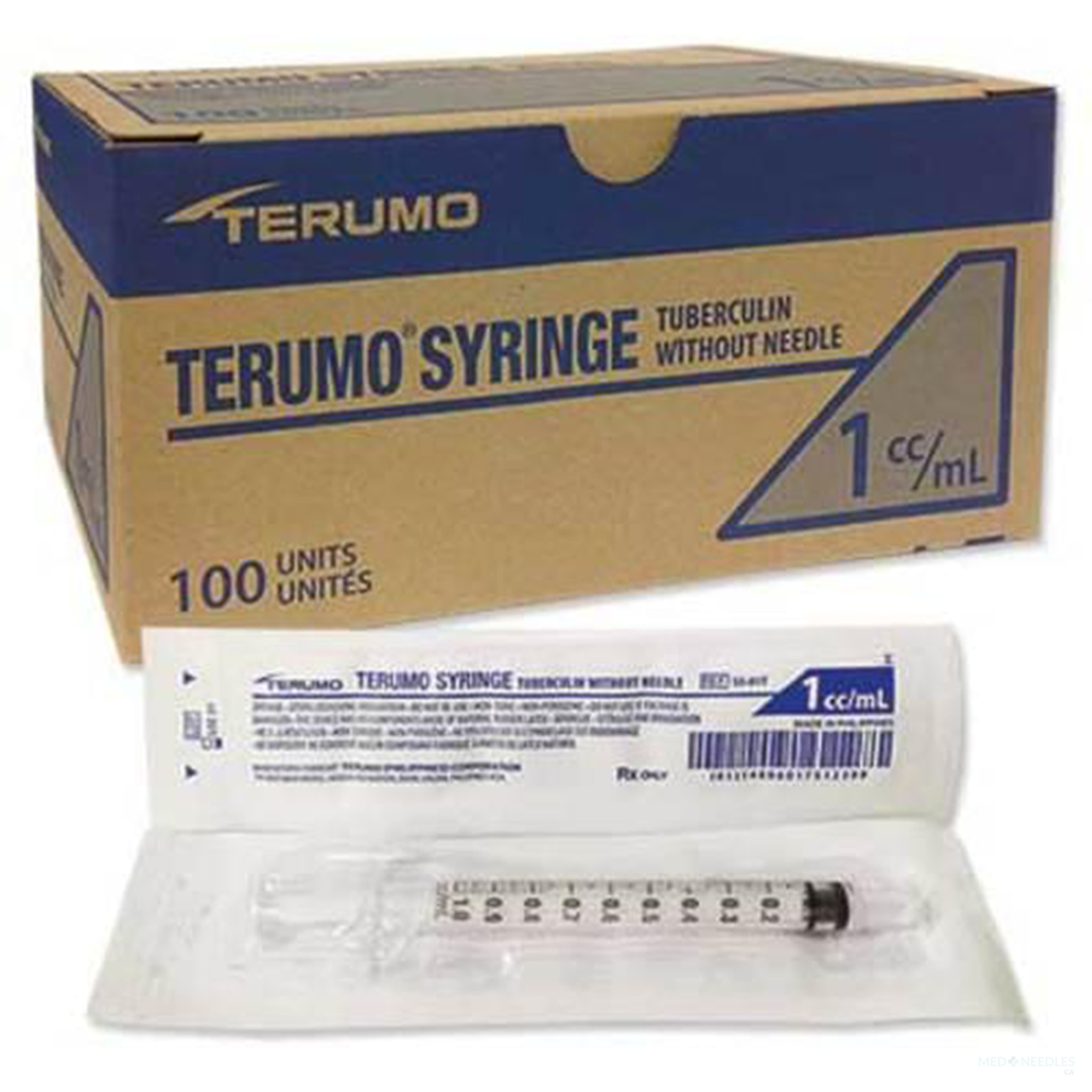 1mL - Terumo SS-01T Hypodermic Syringes without Needle (Slip Tip) | Bo — MedNeedles.ca