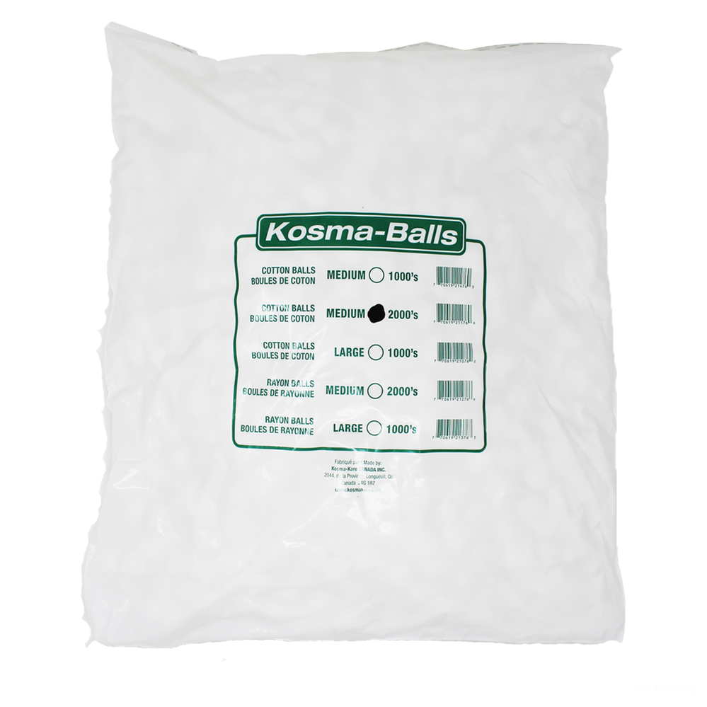 Rayon Balls | 0.22g | Bag of 2000 — MedNeedles.ca